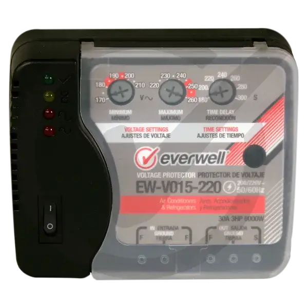 Protector de voltaje EW-V015-220 Everwell 220V protección HVAC