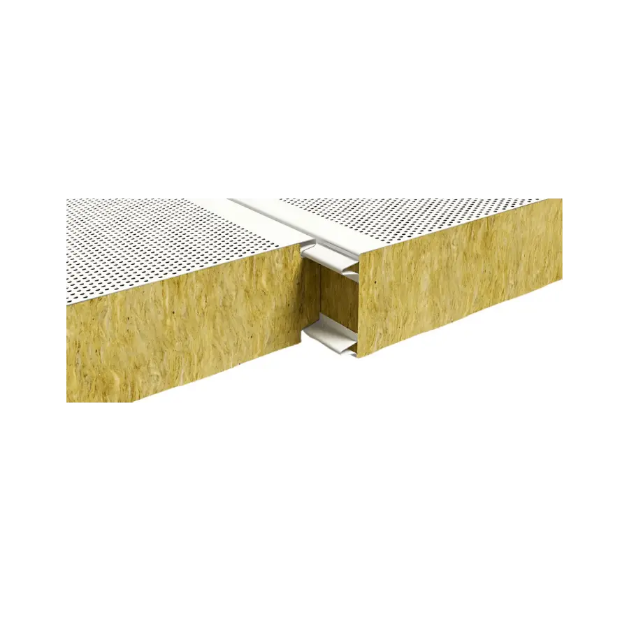 Panel lana de roca 80 mm | Multiperforado, acústico y resistente